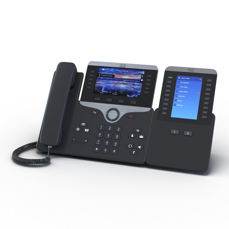 cisco ip phone 8861 3d model