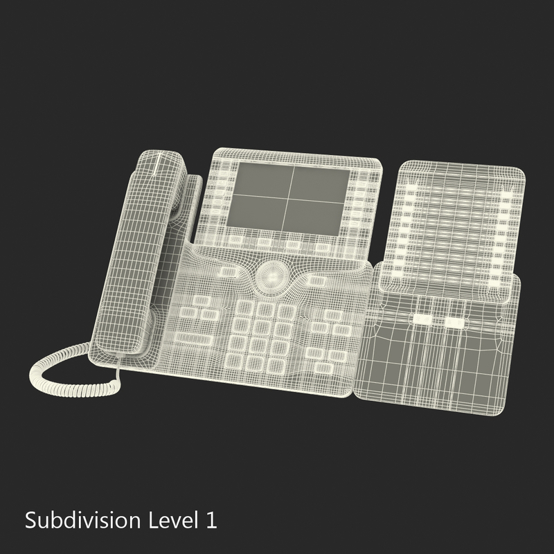 cisco ip phone 8861 3d model