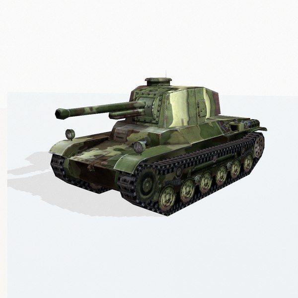 type 3 tank chi-nu 3d model
