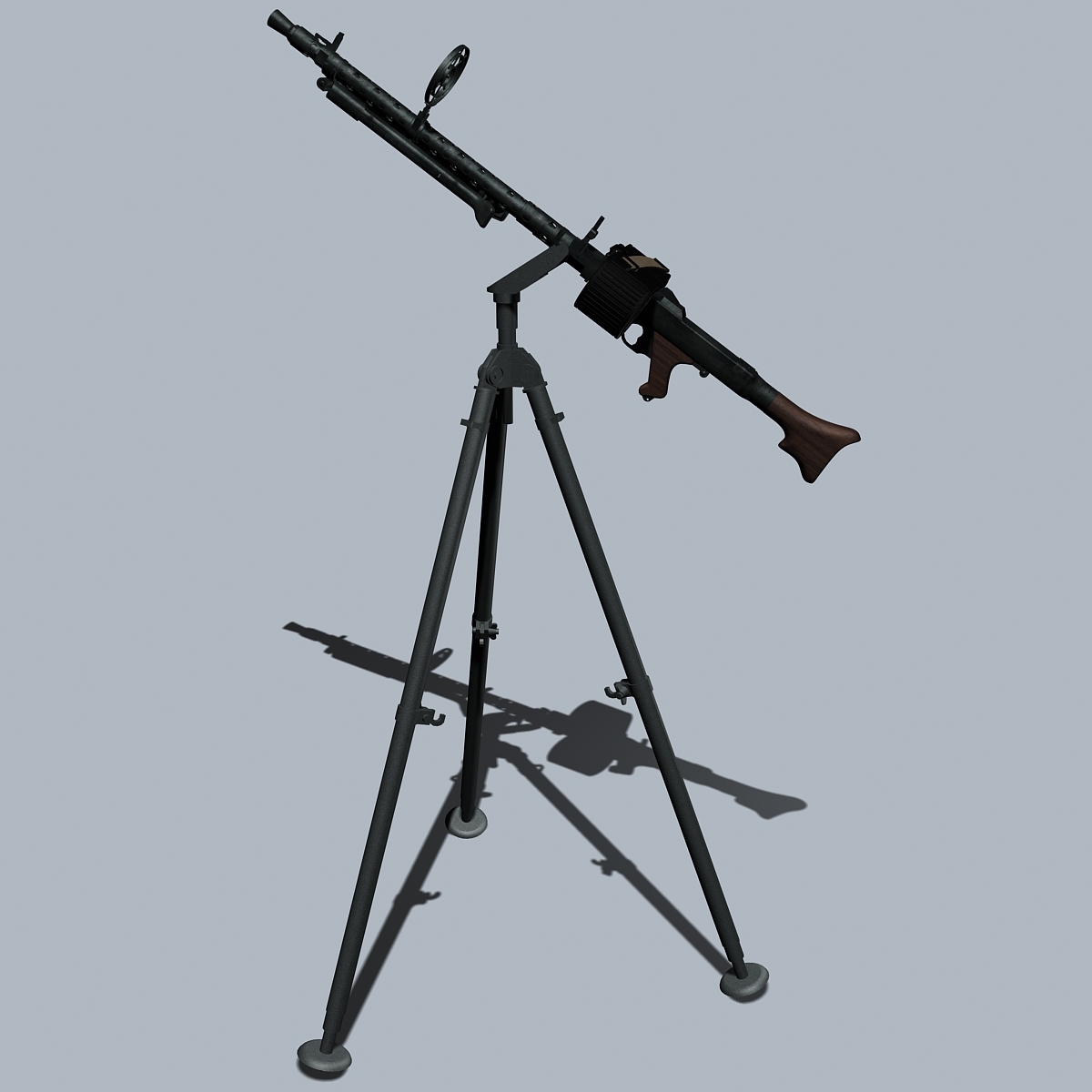 3D модель Пистолет MG34 AA - TurboSquid 1036515