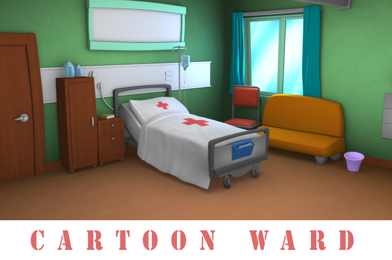 3d cartoon ward