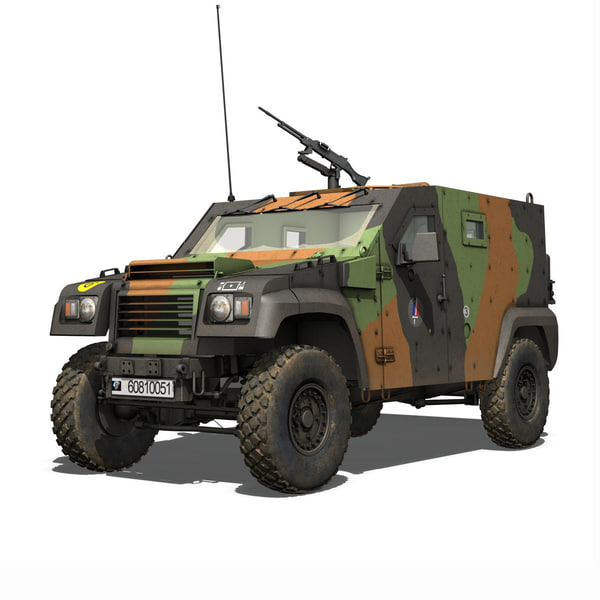 modèle 3D de Auverland Panhard PVP - Armée Française - TurboSquid 554508
