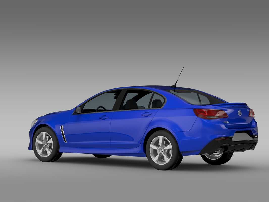 holden commodore sv6 vf 3d model