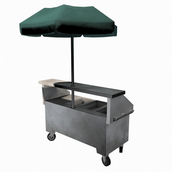 3d food stand model