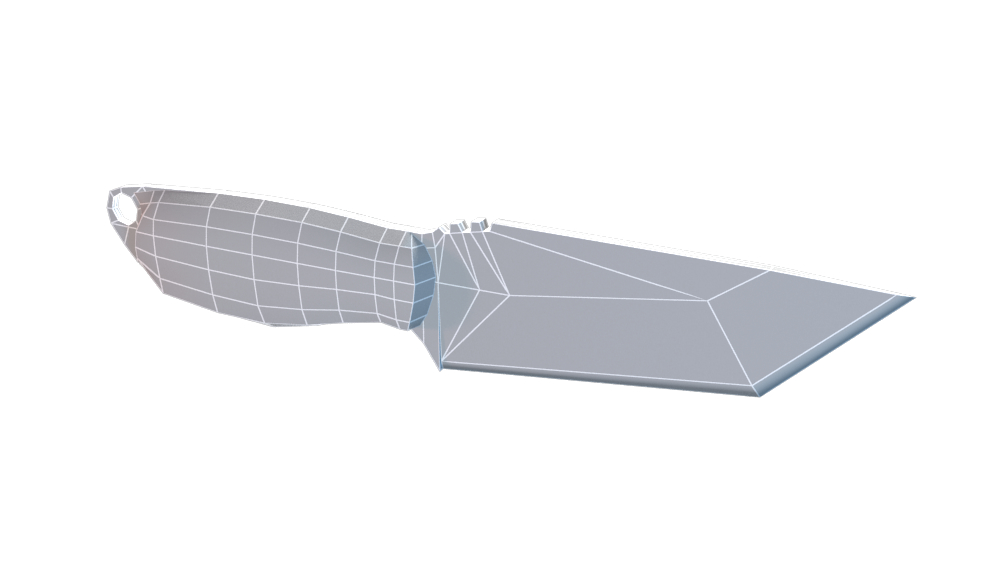3d knife model