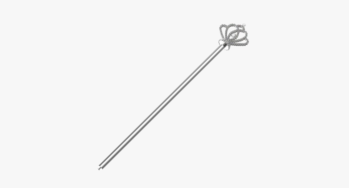 3d model princess scepter