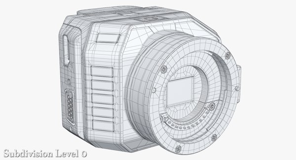 3d blackmagic micro camera model