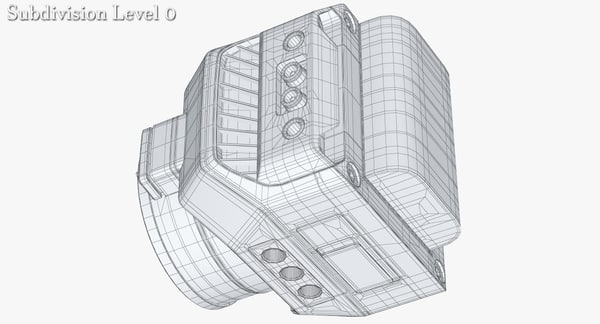3d blackmagic micro camera model