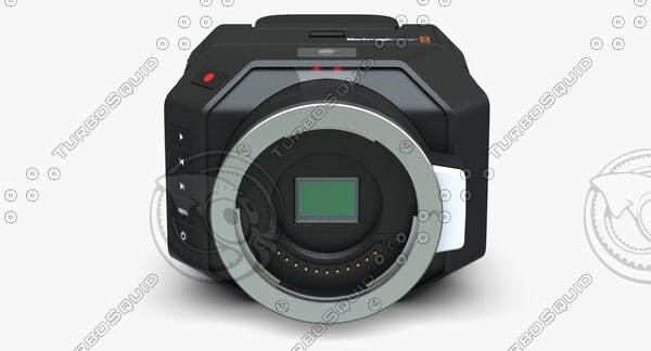 3d blackmagic micro camera model
