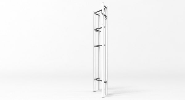 3d model of rack unit realistic