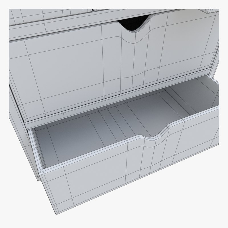 3d model cabinet dae box