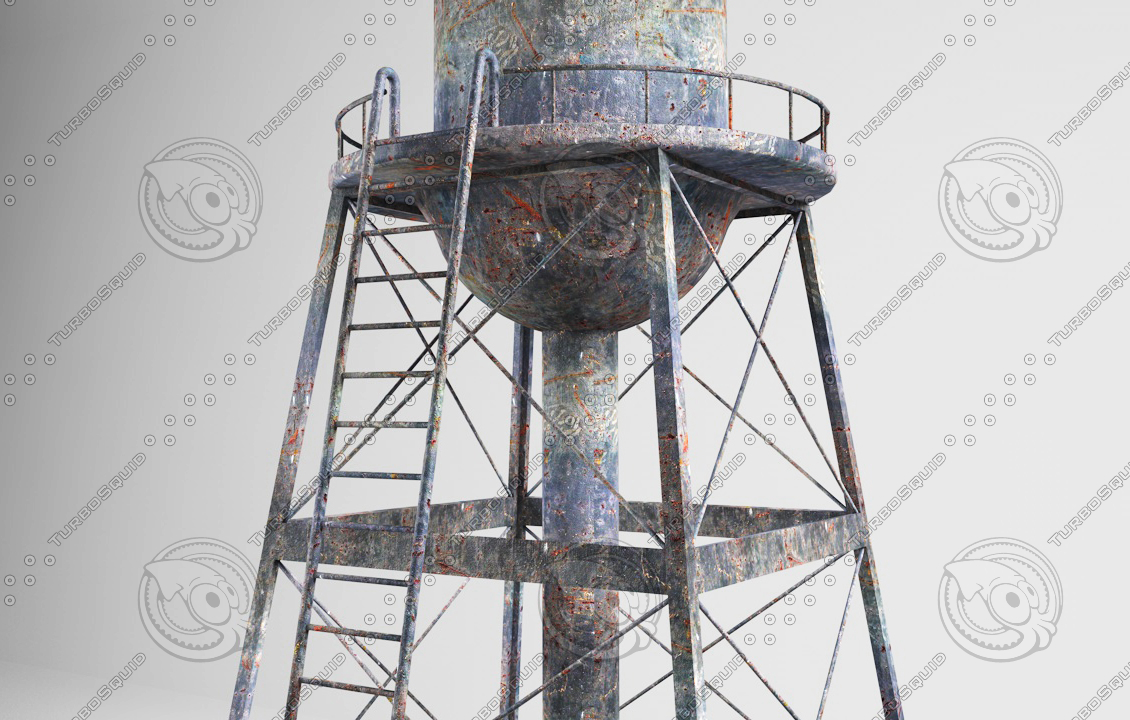 3d model of water tank