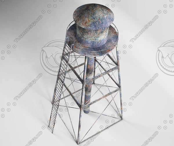 3d model of water tank