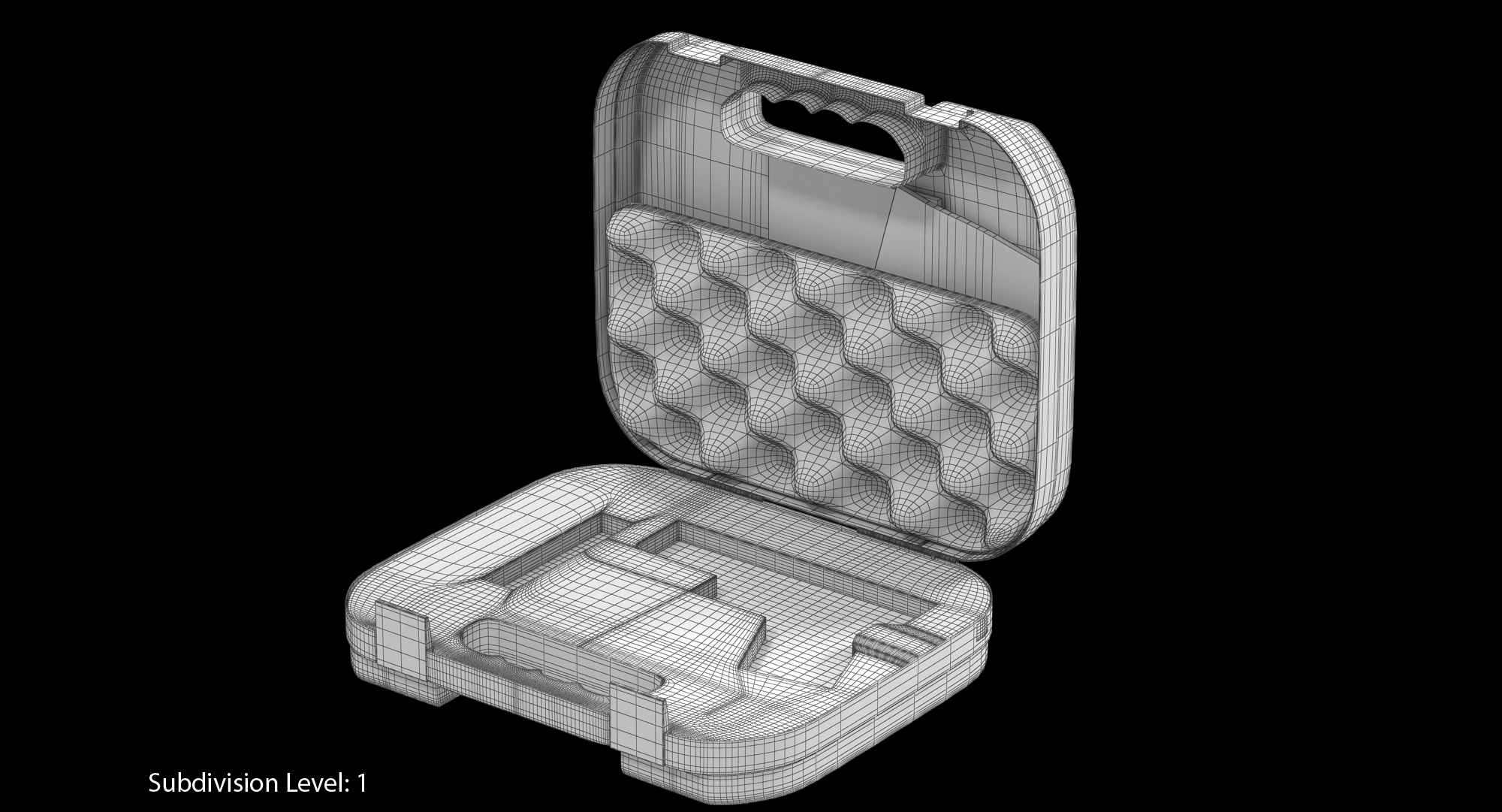 glock pistol case 3d model