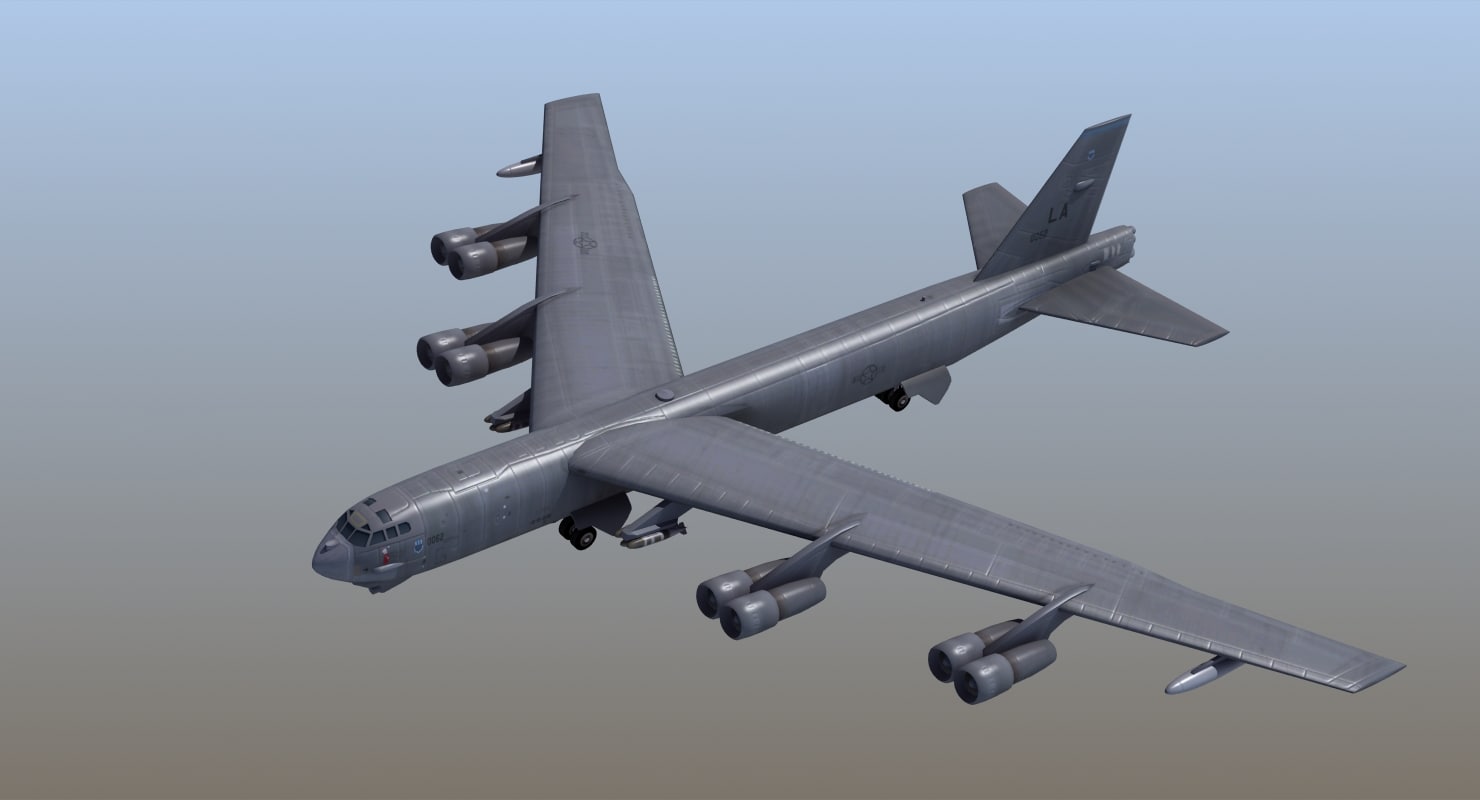 b-52h bomber 3ds