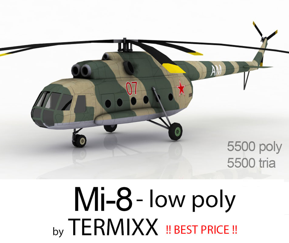 3d helicopter mi-8