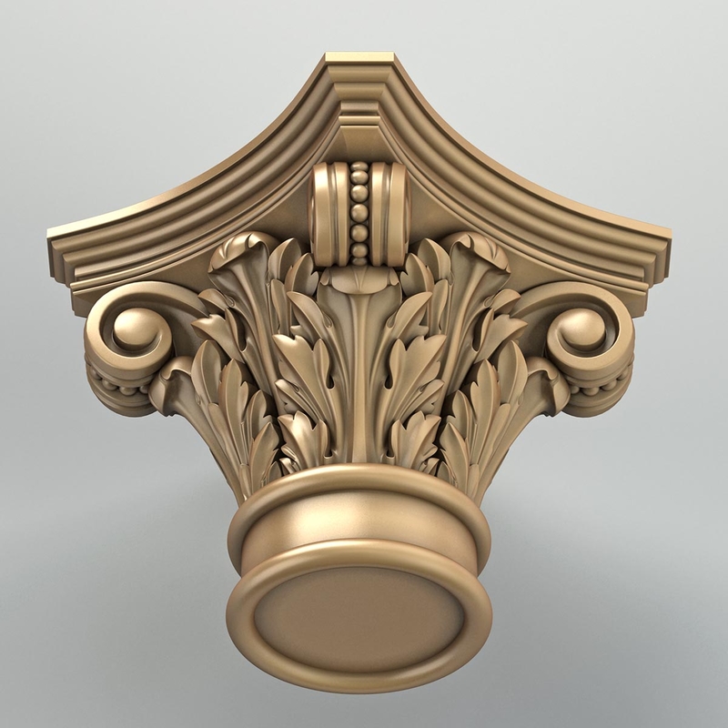 carved column capital x