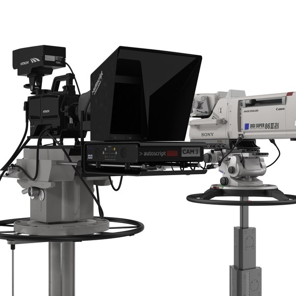 3d model tv studio cameras