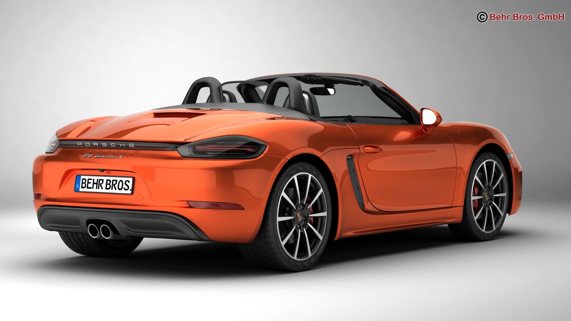 porsche 718 boxster s fbx