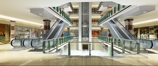 3d shopping mall model