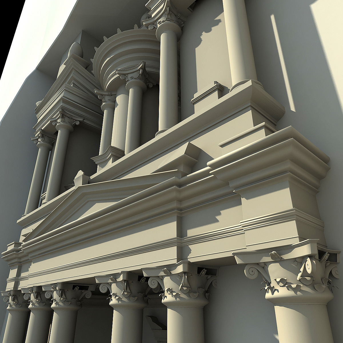 petra city stone 3d model