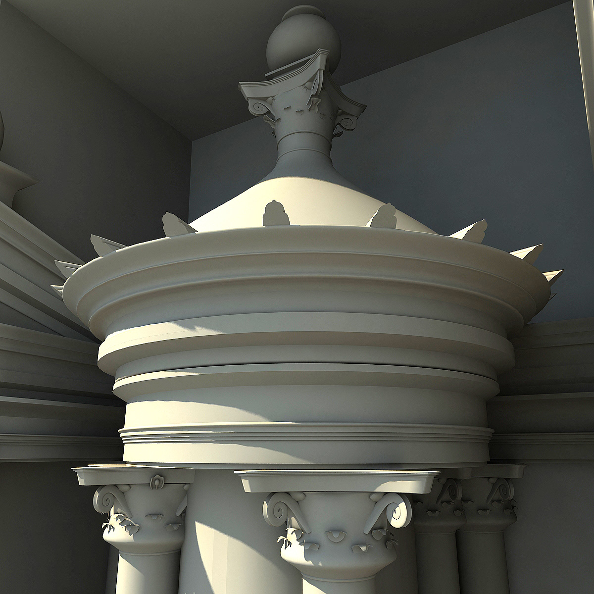 petra city stone 3d model