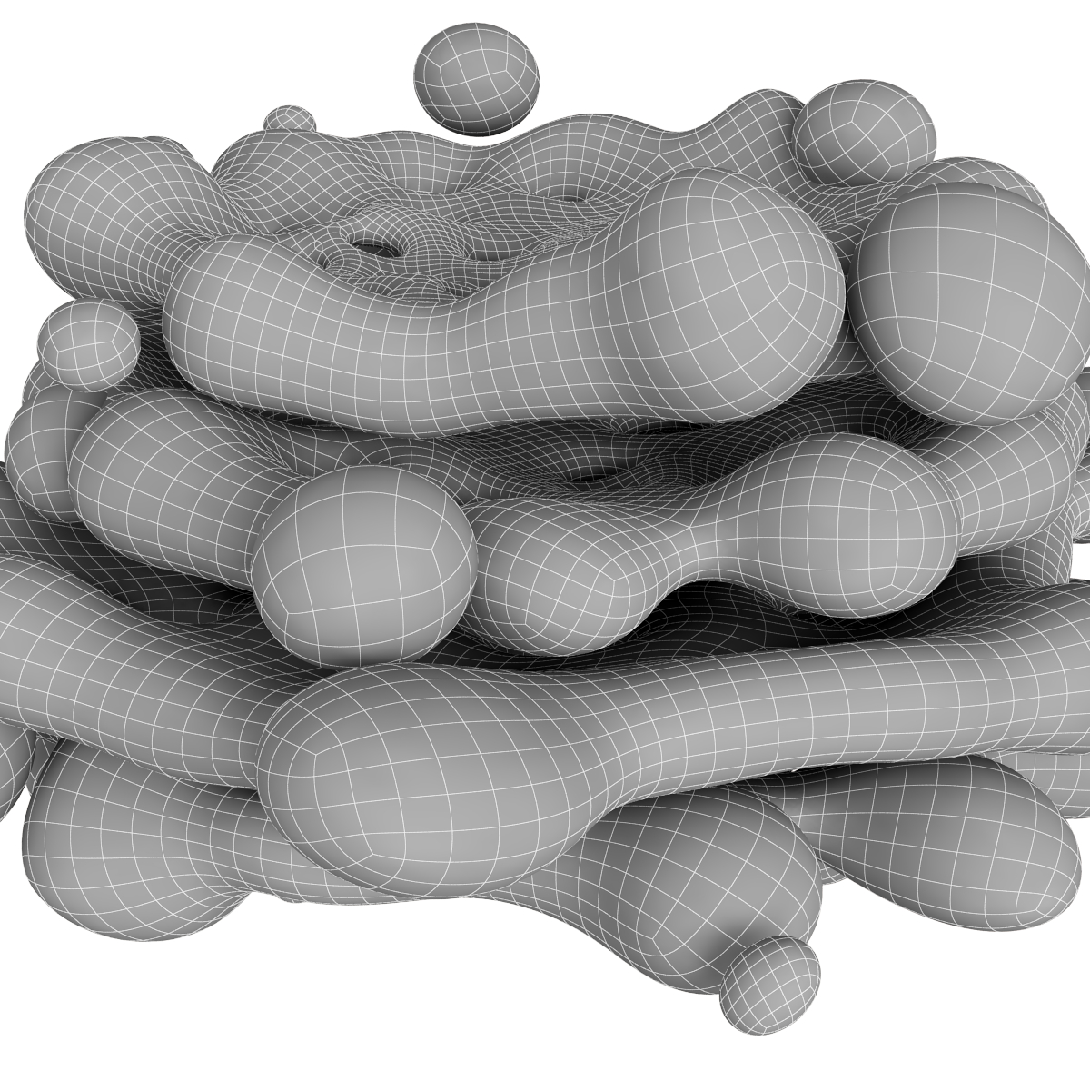 biology microbe 3d model
