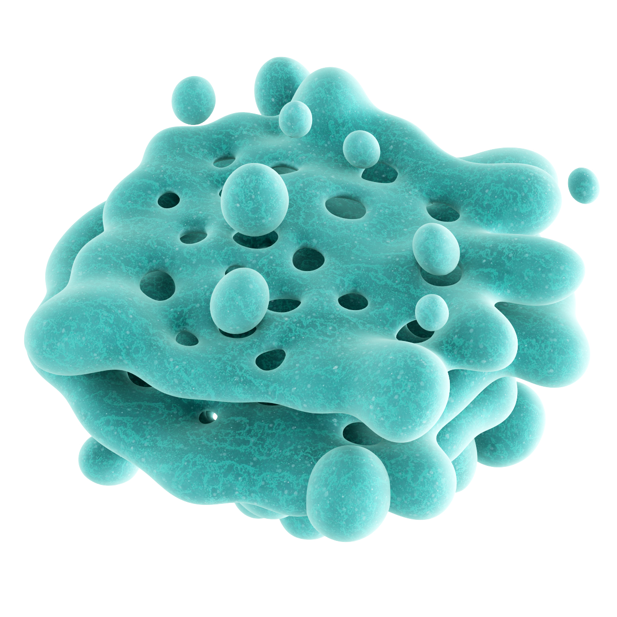 biology microbe 3d model