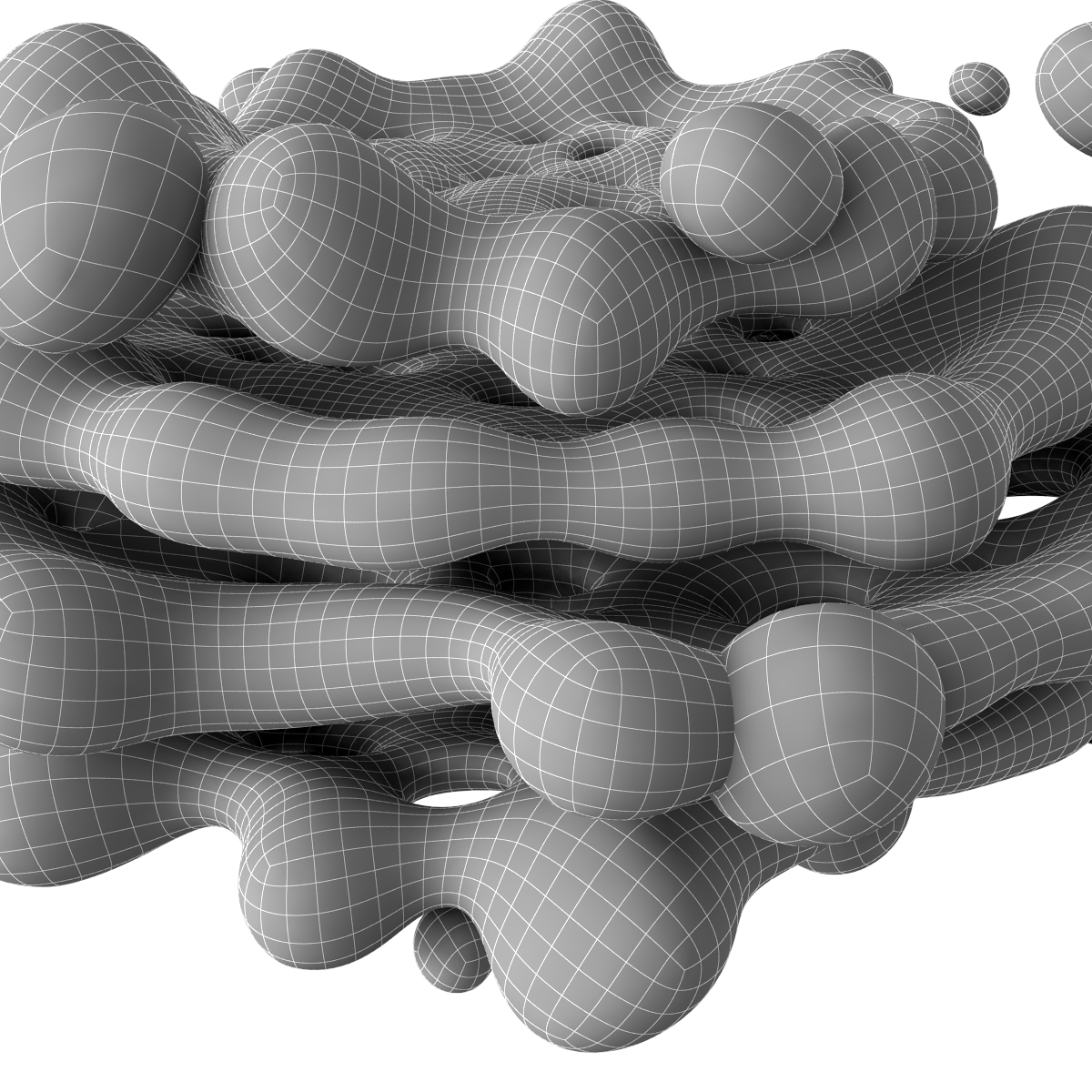 biology microbe 3d model