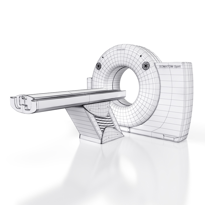 3d model mri machine
