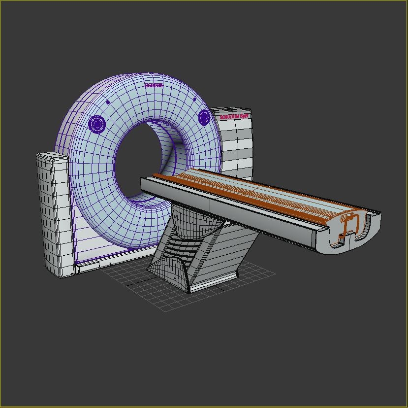 3d model mri machine