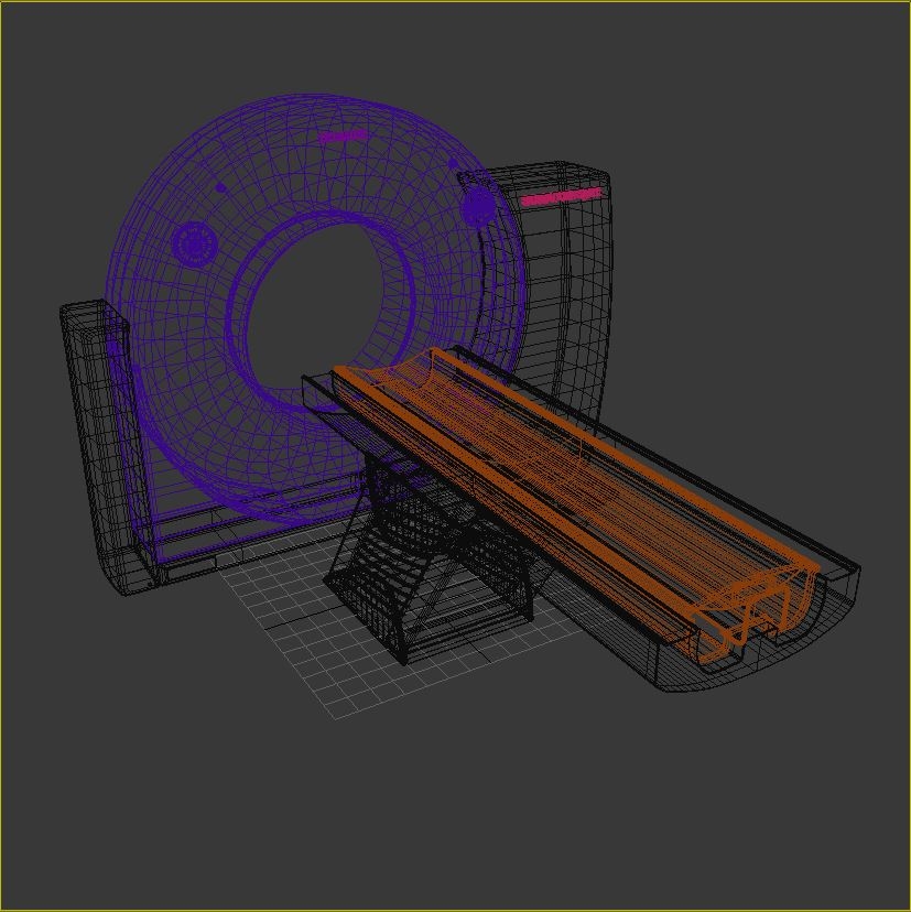 3d model mri machine