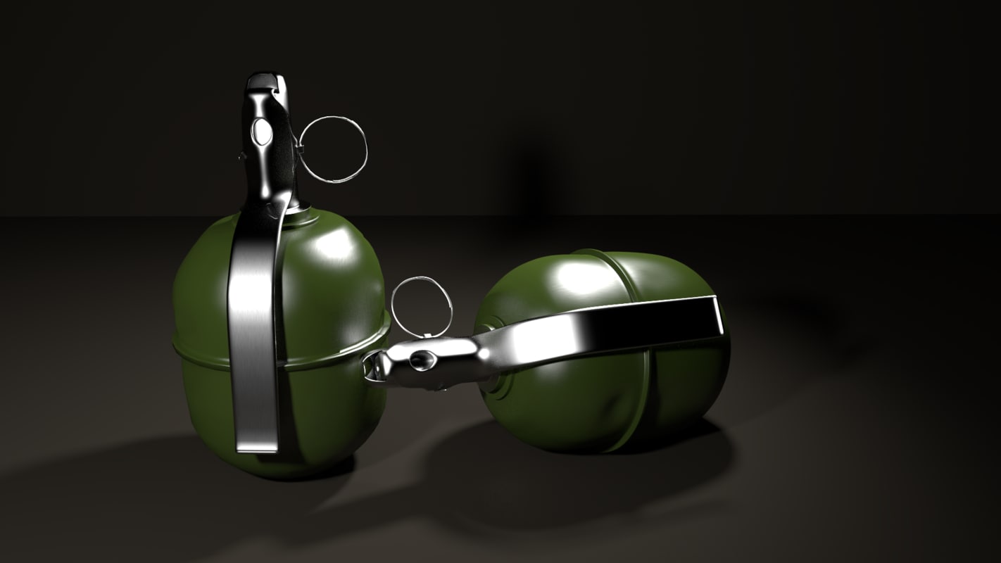 rgd-5 hand grenade 3d model