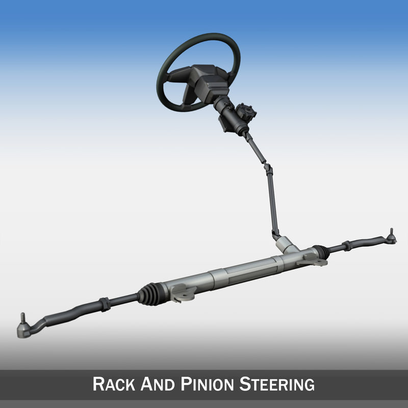 3d model rack steering