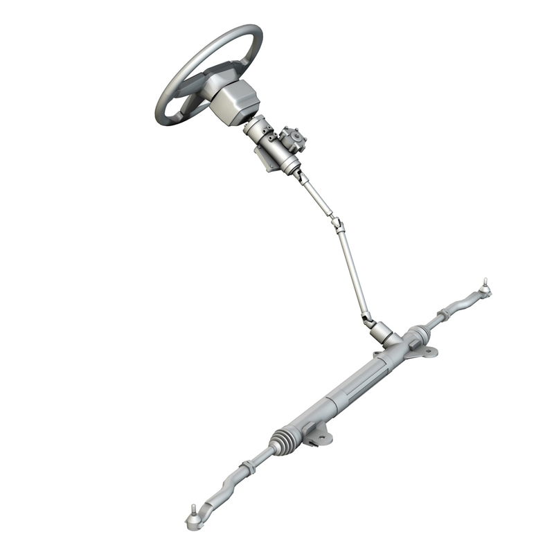 3d model rack steering