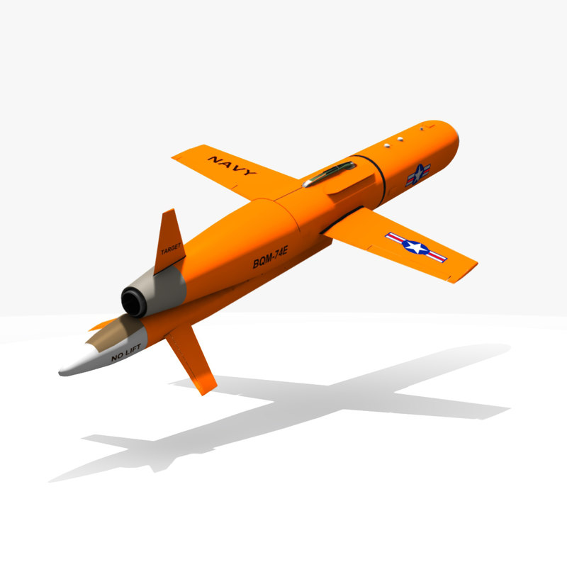 bqm-74e target 3d model