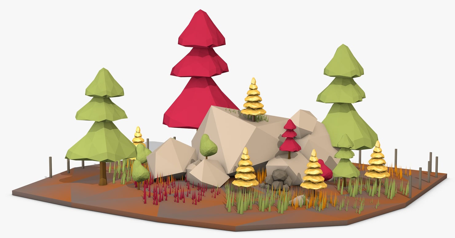 3d landscape land model