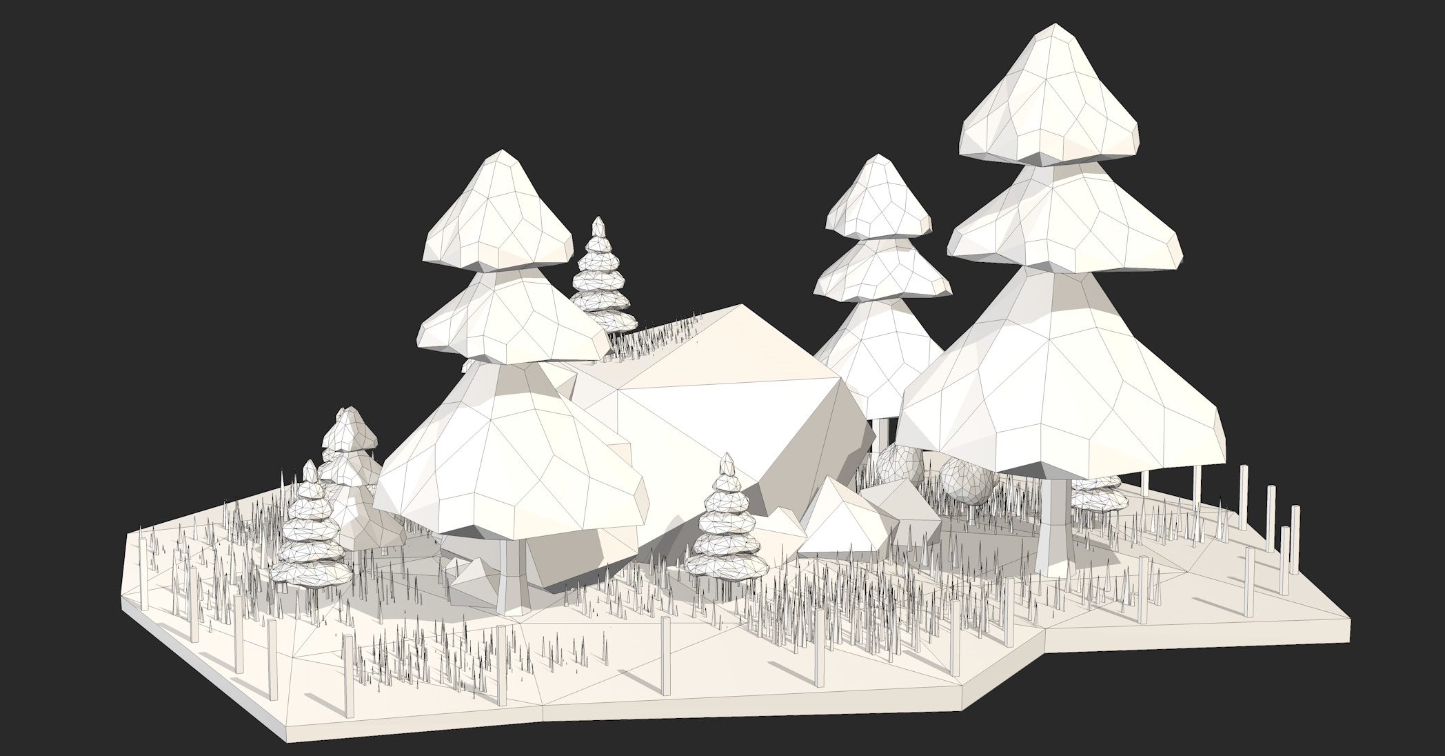 3d landscape land model