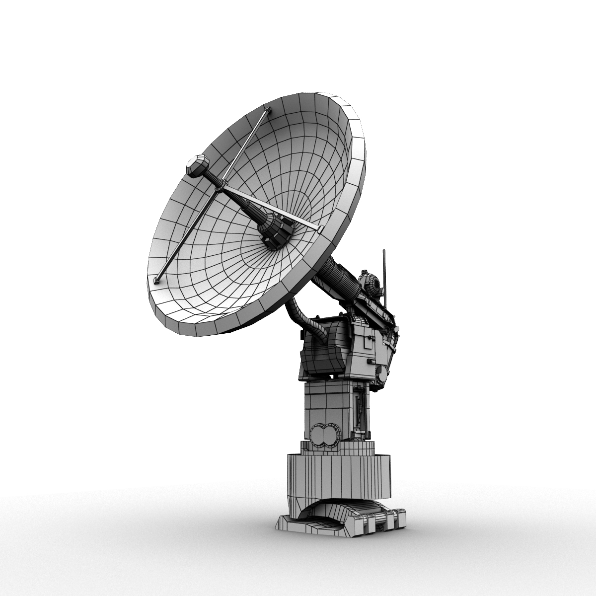 3d model futuristic dish