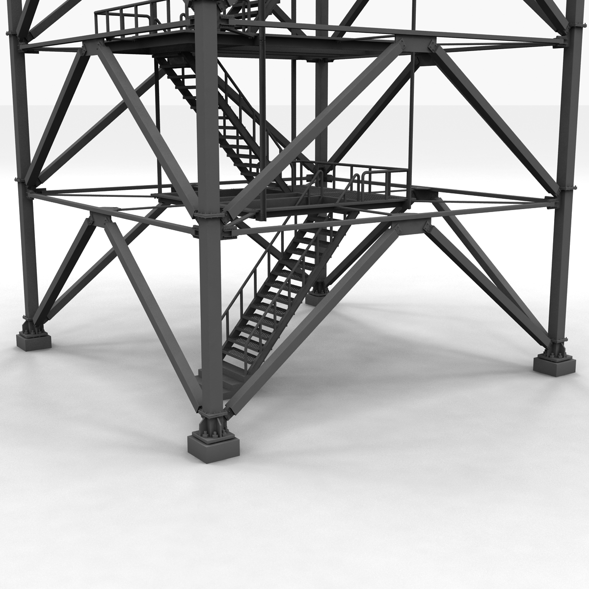 3d watchtower tower model