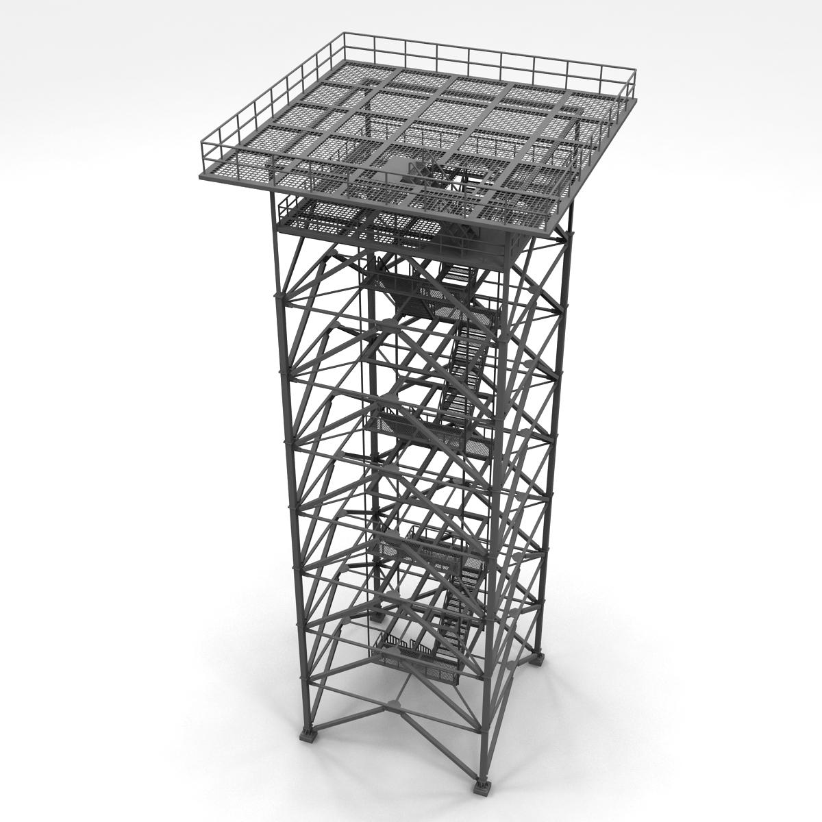 3d watchtower tower model