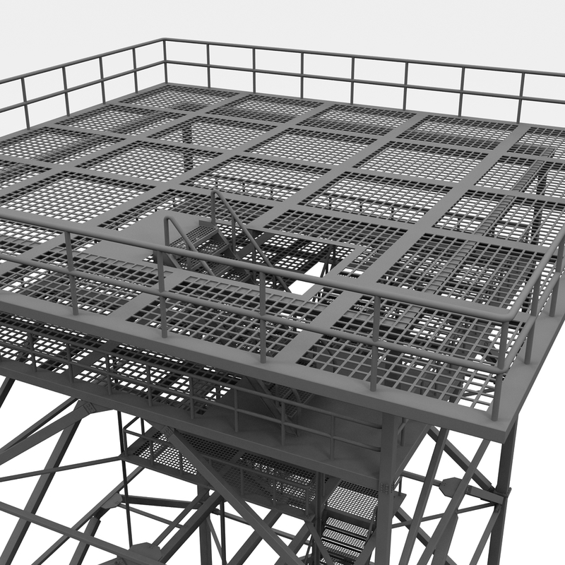 3d watchtower tower model