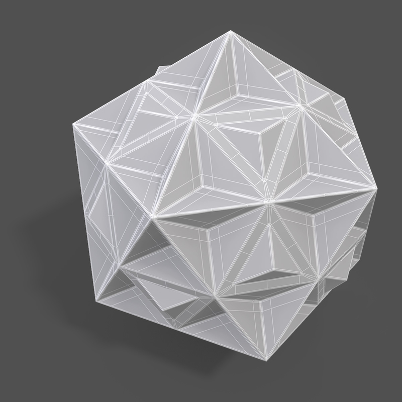 3d polyhedron model