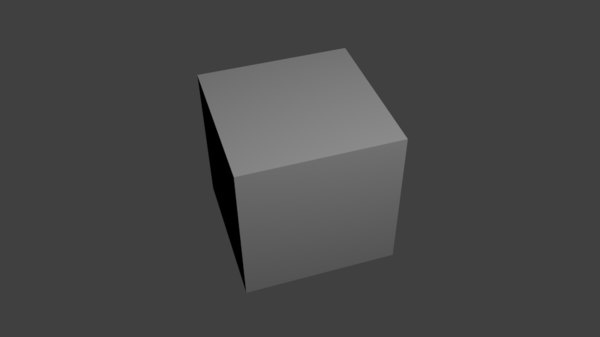 cube 3d obj