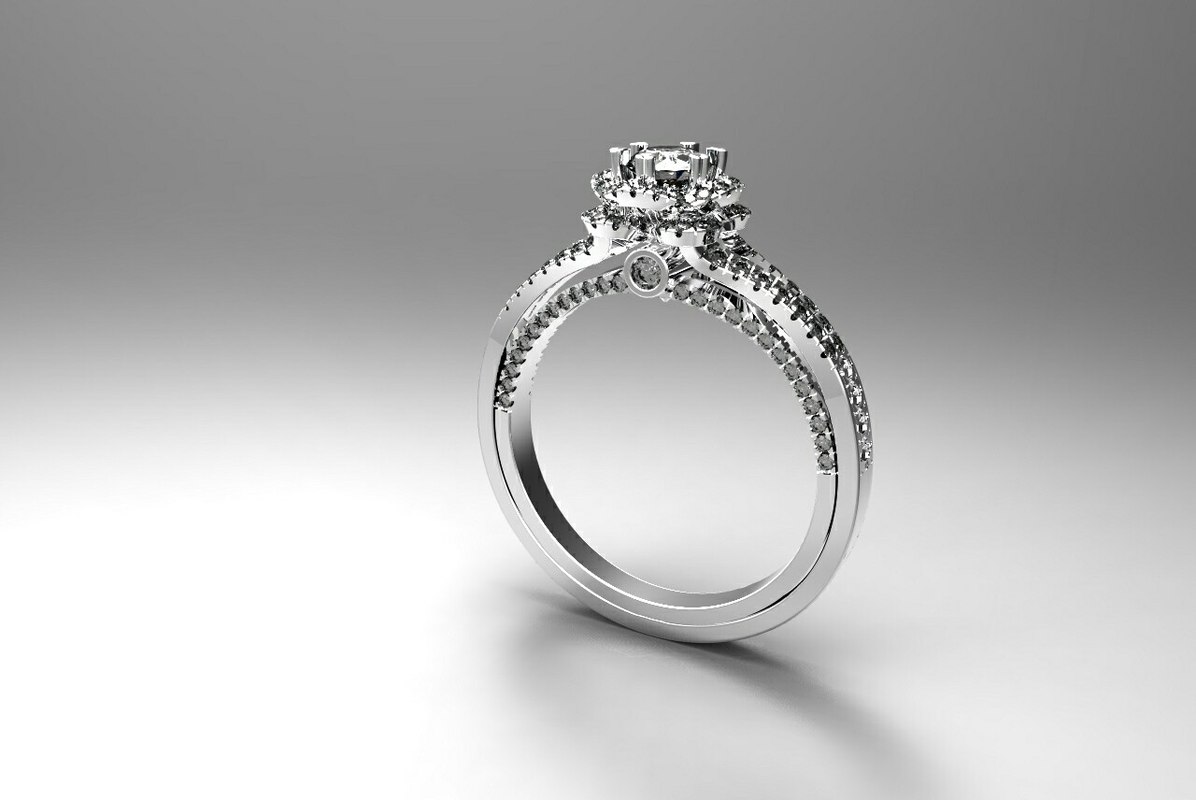 3dm gold silver ring