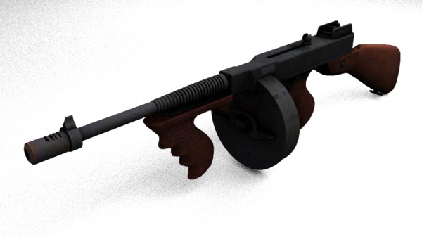 Tommy Gun 3D Models for Download | TurboSquid
