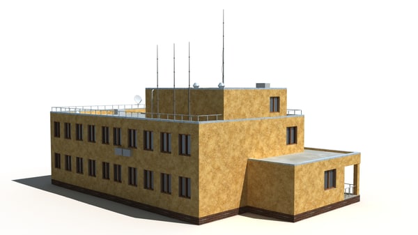 3d building background model