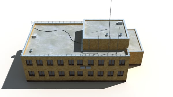 3d building background model