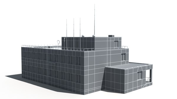 3d building background model