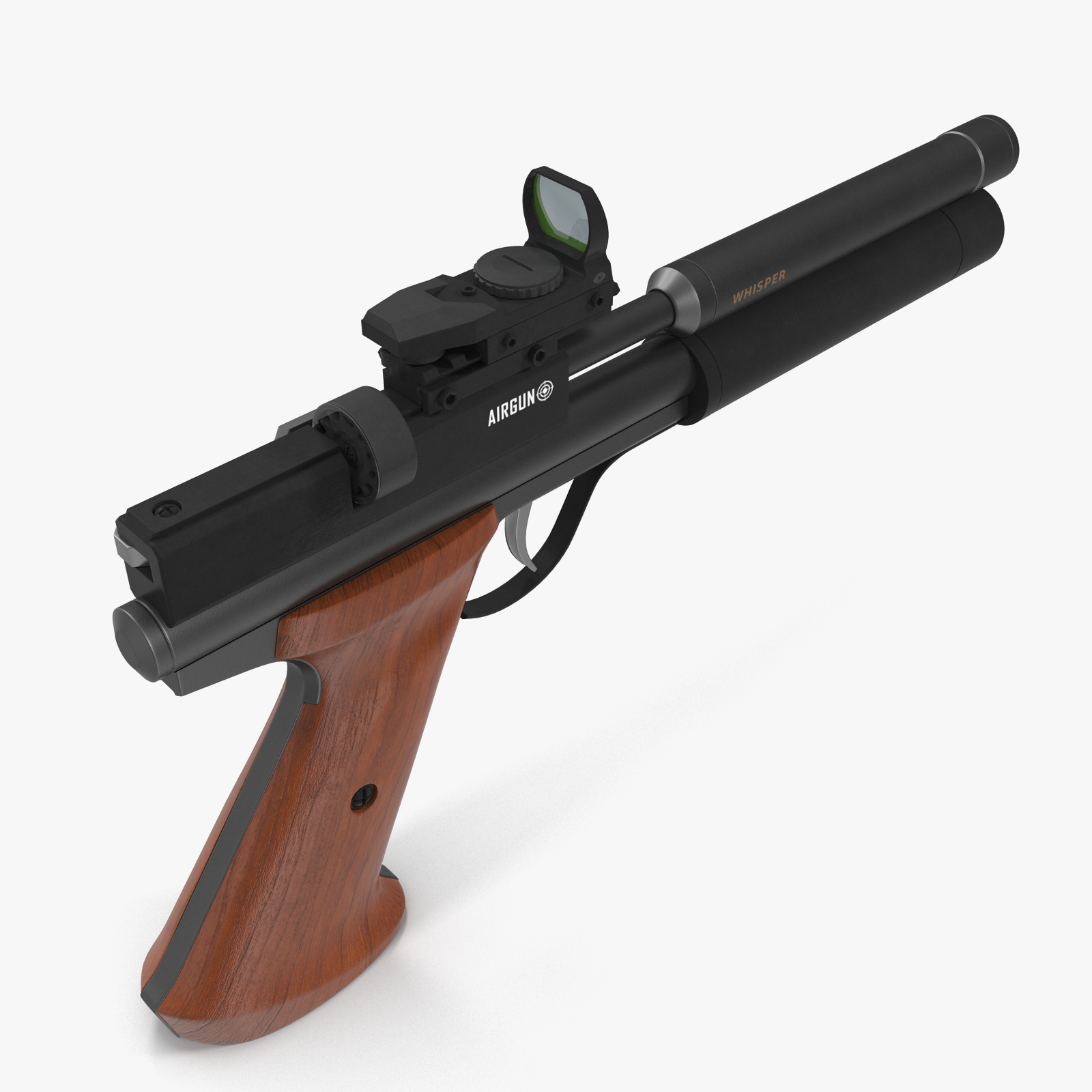 3d model of air gun pistol